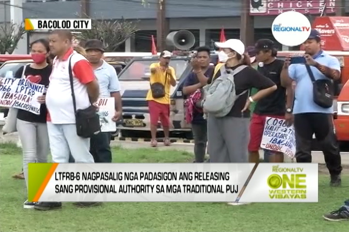 One Western Visayas: LTFRB-6 Nagpasalig nga Padasigon ang Releasing sang Provisional Authority