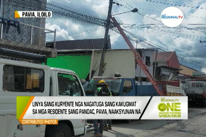 One Western Visayas: Linya sang Kuryente sang mga Residente sang Pandac, Pavia, Nasolusyunan na
