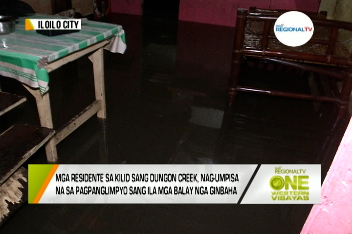 One Western Visayas: Mga Residente sa Kilid sang Dungon Creek, Nag-umpisa na sa Pagpanglimpyo