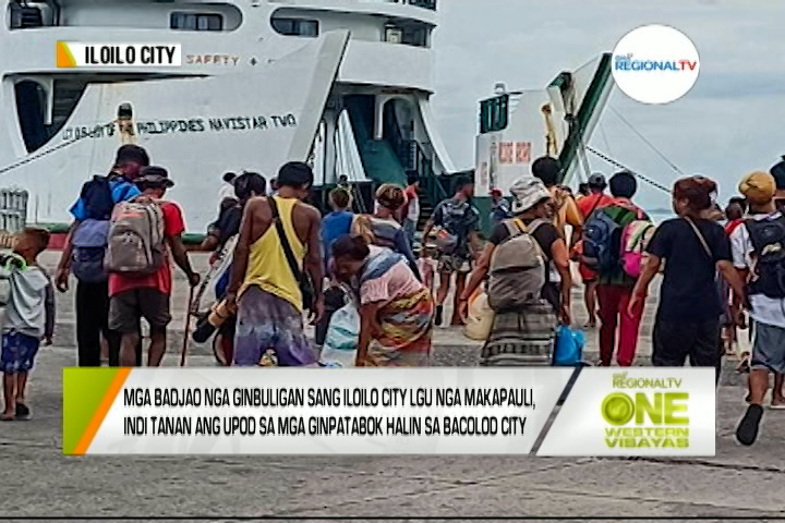 One Western Visayas: Mga Badjao nga Ginbuligan sang Iloilo City LGU nga Makapauli na sa Zamboanga