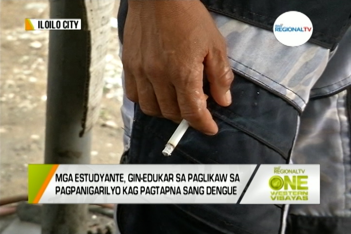 One Western Visayas: Mga Estudyante, Gin-edukar sa Paglikaw sa Pagpanigarilyo