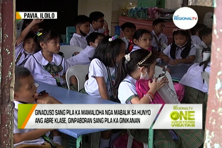 One Western Visayas: Ginaduso nga Mabalik sa Hunyo ang Abre Klase, Ginpaboran sang Pila ka Ginikanan