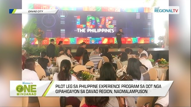 One Mindanao: Programa sa DOT