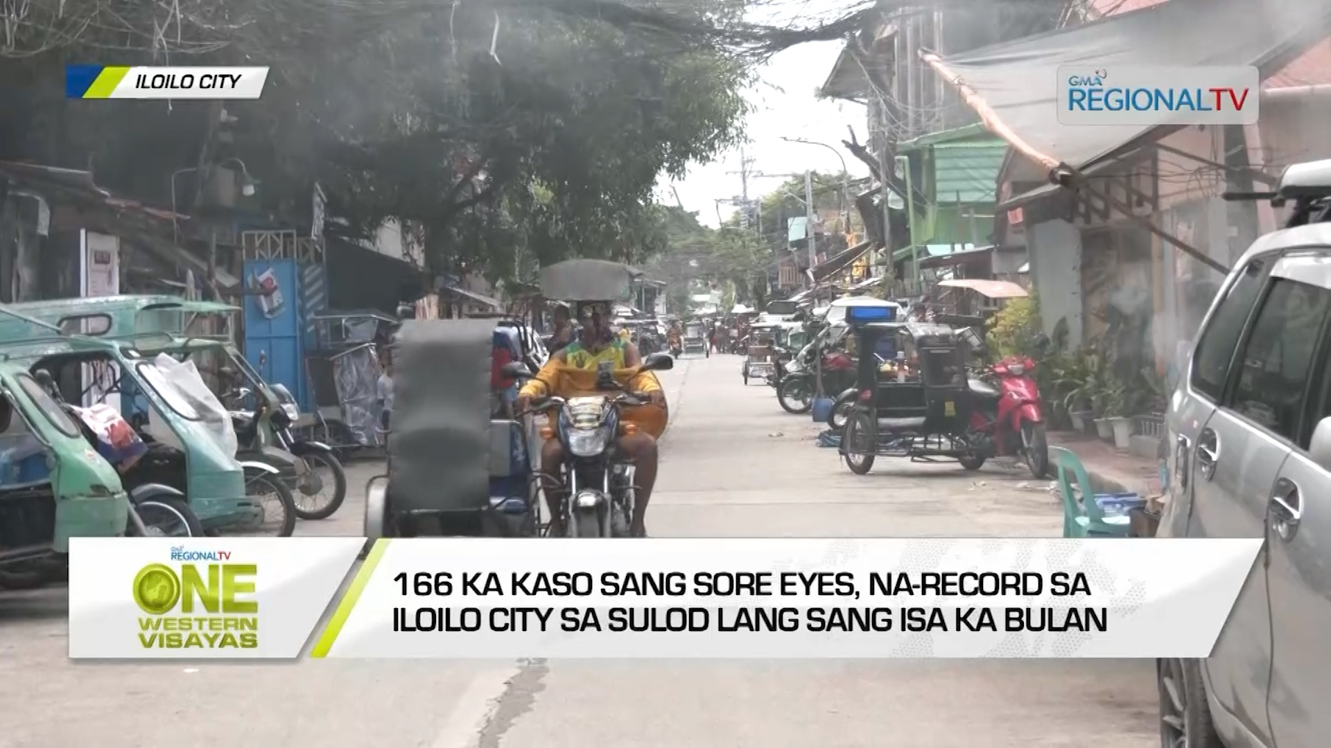 One Western Visayas: 166 ka Kaso sang Sore Eyes, Na-record sa Iloilo City