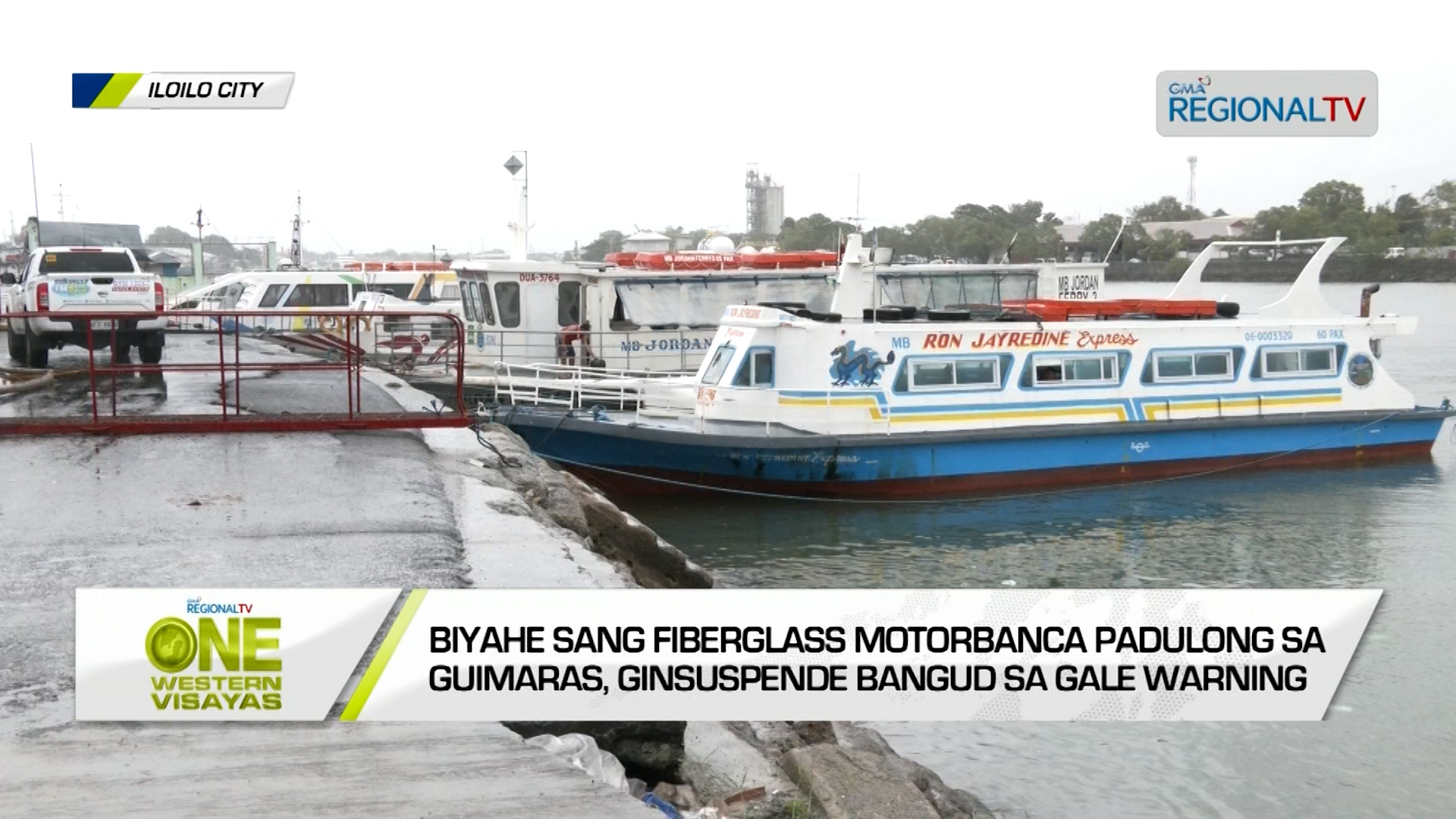One Western Visayas: Biyahe sang Motorbanca sa Guimaras, Ginsuspende Bangud sa Gale Warning