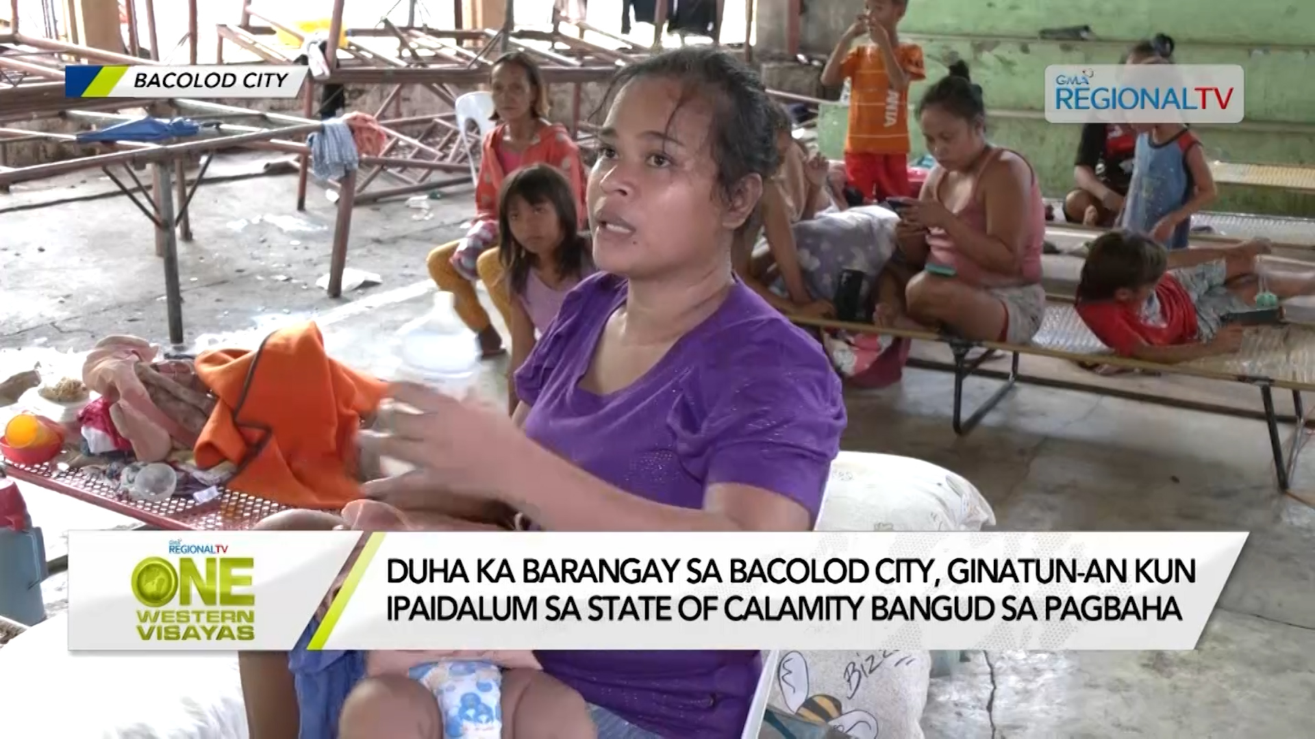 One Western Visayas: 2 ka Barangay sa Bacolod City, Ginatun-an Kun Ipaidalum sa State of Calamity