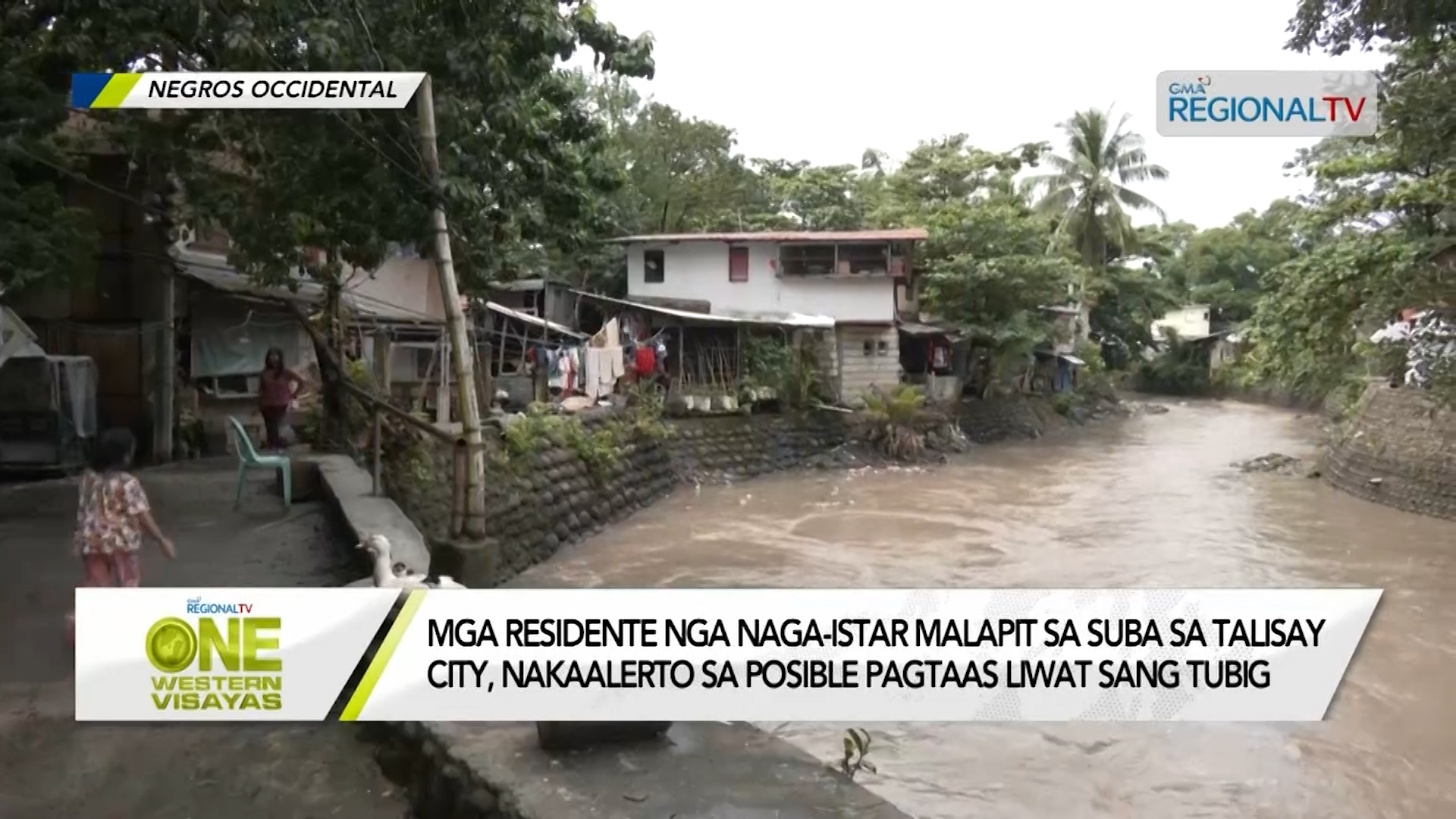 One Western Visayas: Mga Residente Malapit sa Suba sa Talisay City, Nakaalerto sa Gihapon sa Baha