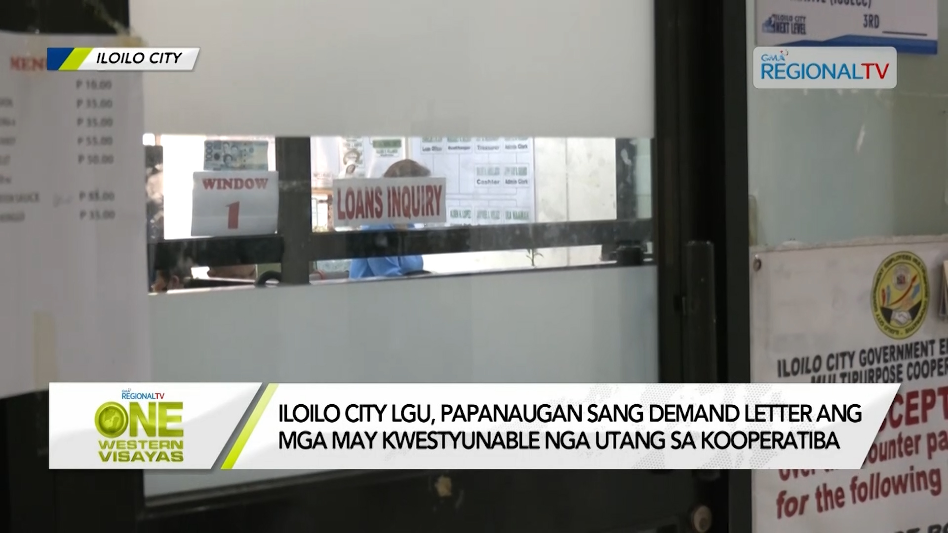 One Western Visayas: Iloilo City LGU, Papanaugan sang Demand Letter ang mga May Utang sa Kooperatiba