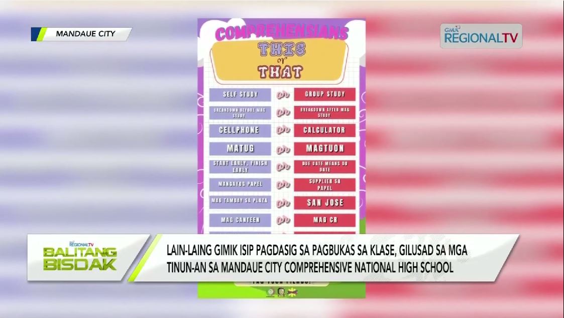 Balitang Bisdak: Pangpa-Inspire sa Pagbalik-Eskwela