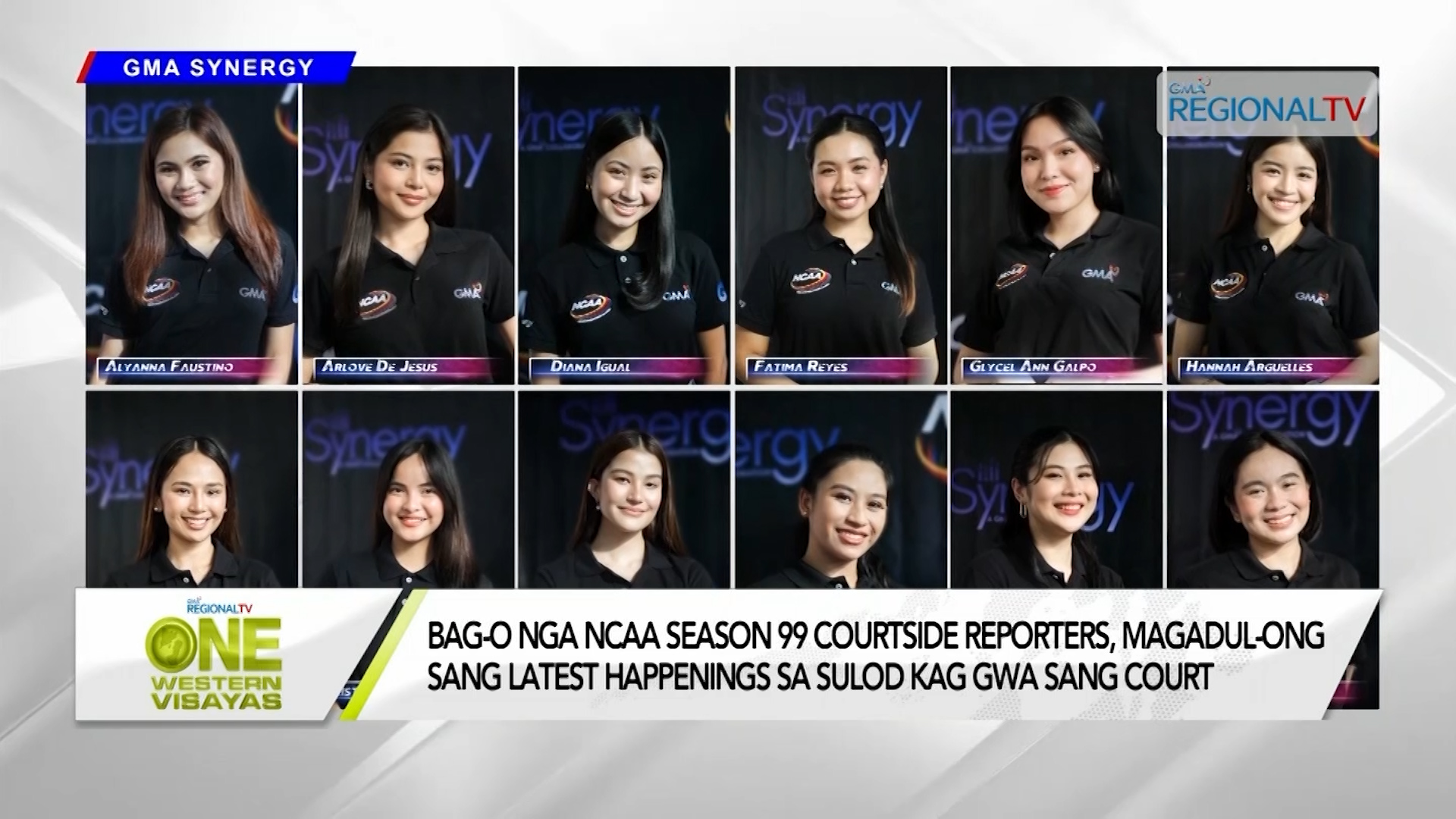 One Western Visayas: Bag-o nga NCAA Season 99 Courtside Reporters