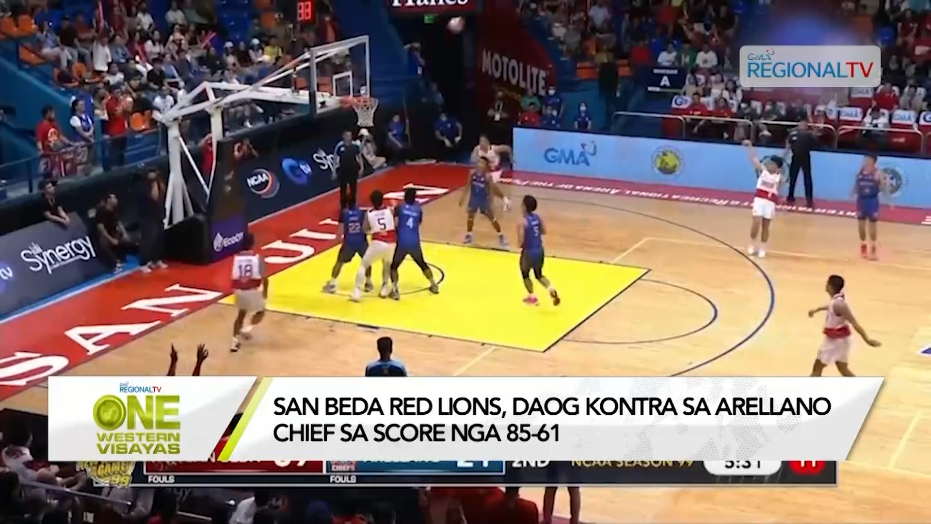 One Western Visayas: San Beda Red Lions, Daog Kontra sa Arellano Chief ...