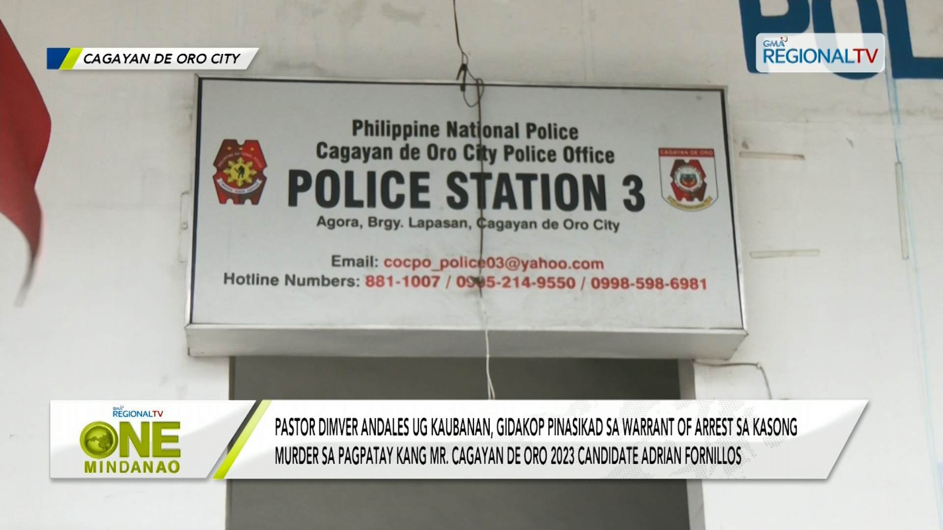 One Mindanao: Arestado