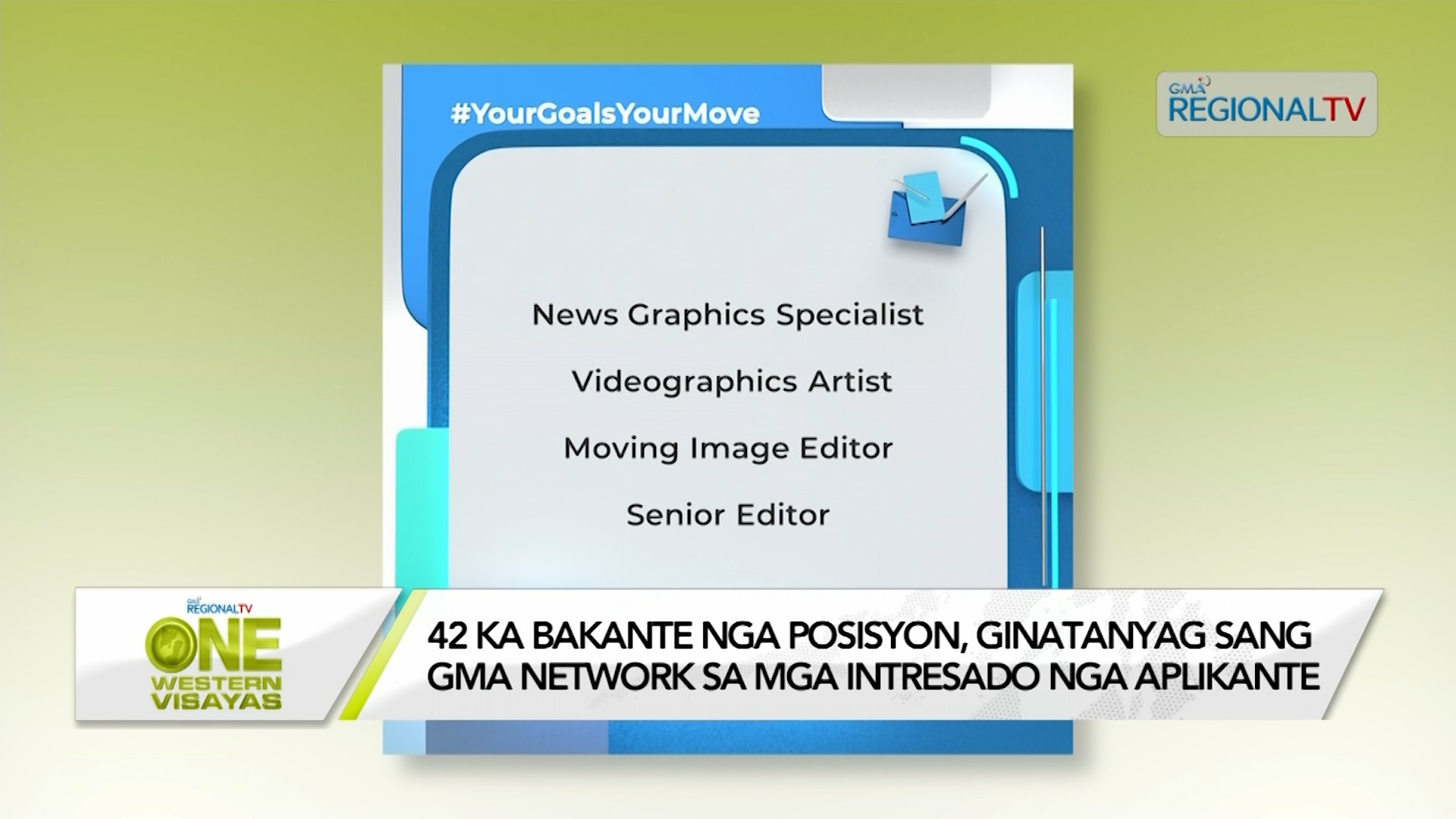 One Western Visayas: 42 ka Bakante nga Posisyon, Ginatanyag sang GMA Network
