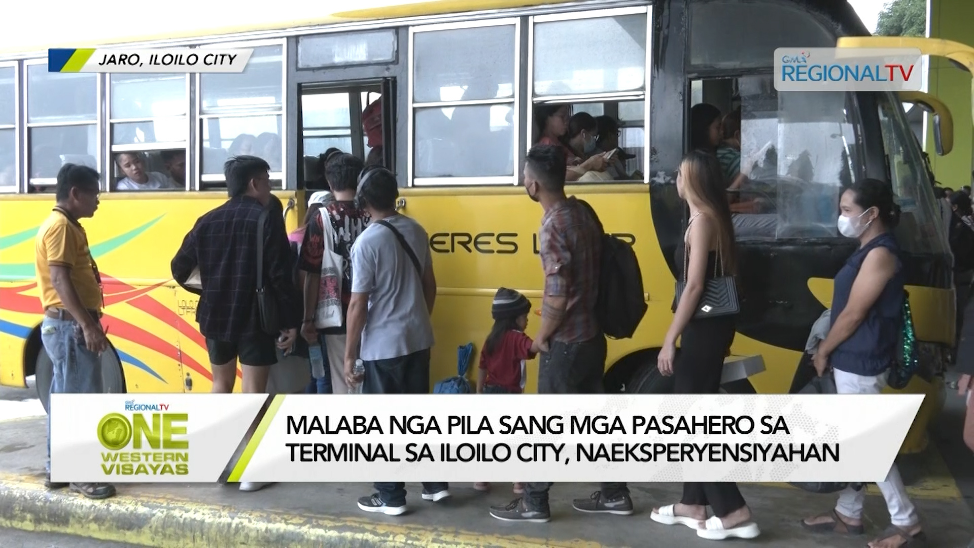One Western Visayas: Malaba nga Pila sang mga Pasahero sa Terminal sa Iloilo City