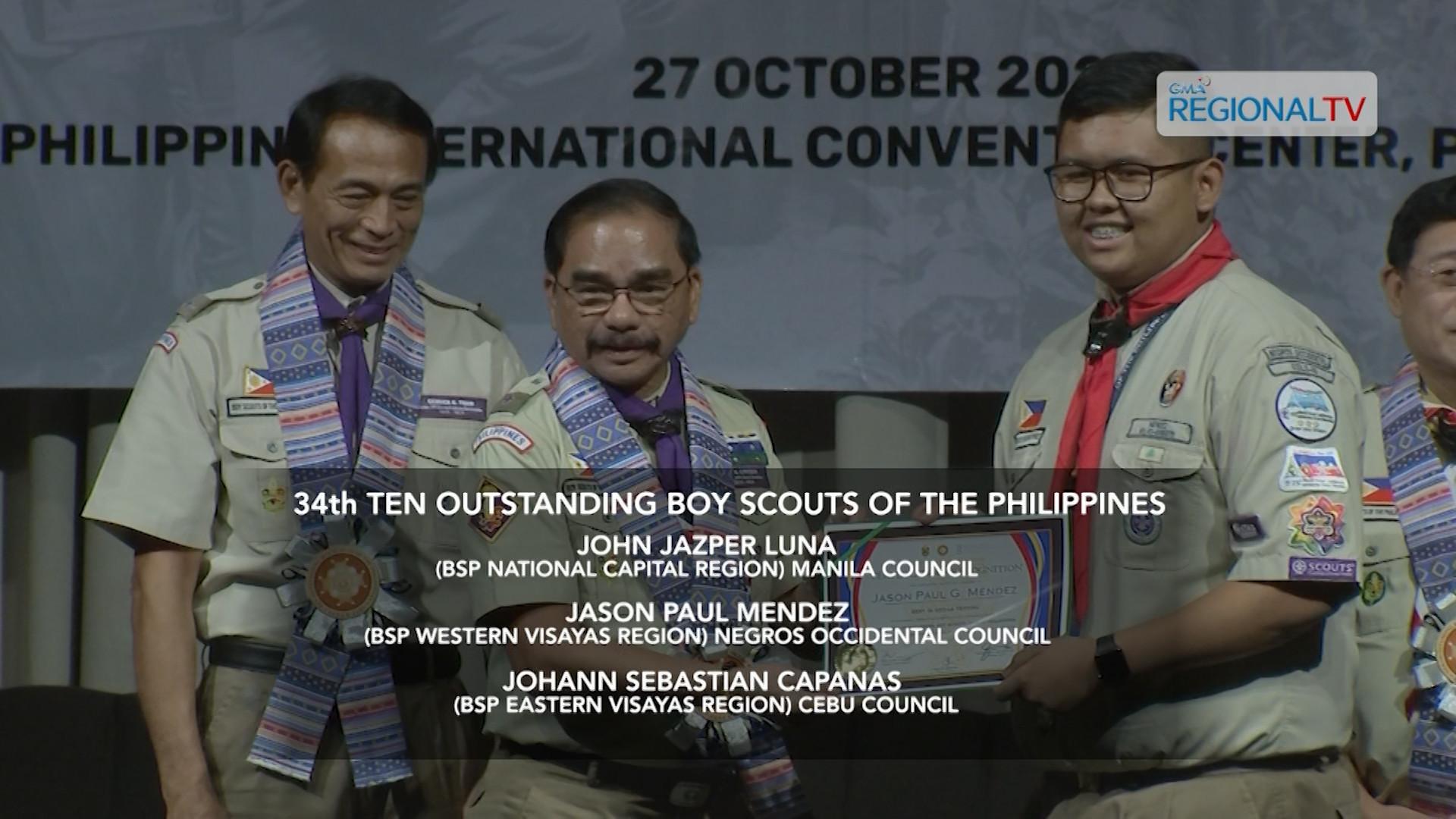 One Western Visayas: Ten Outstanding Boy Scouts of the Philippines ...