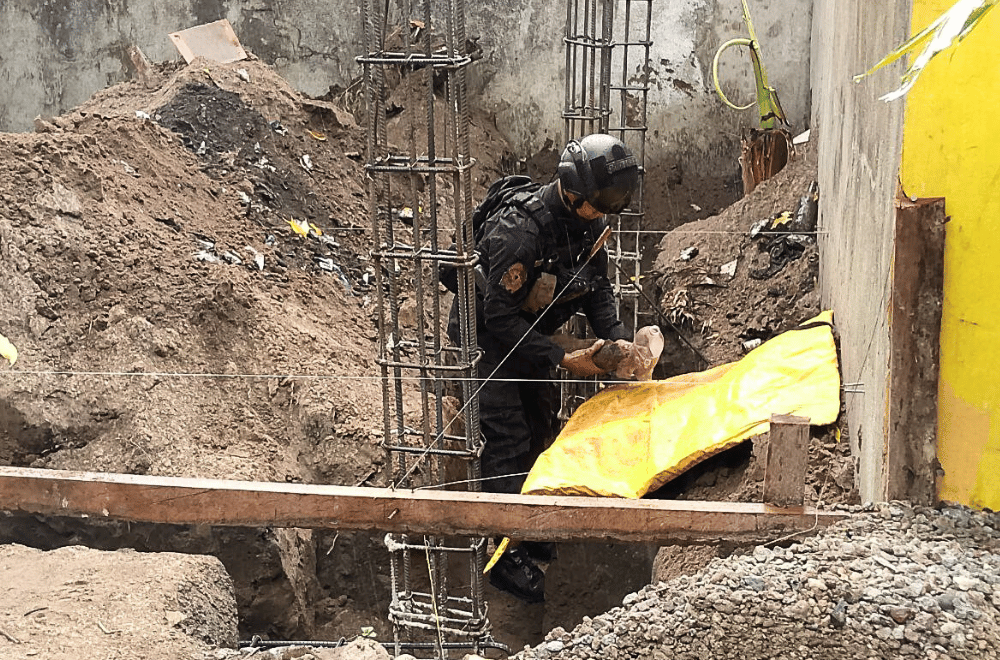 Another vintage bomb found in Daet, Camarines Norte