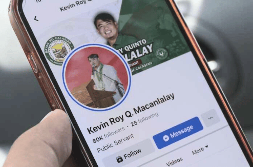Social media account of Calasiao mayor hacked