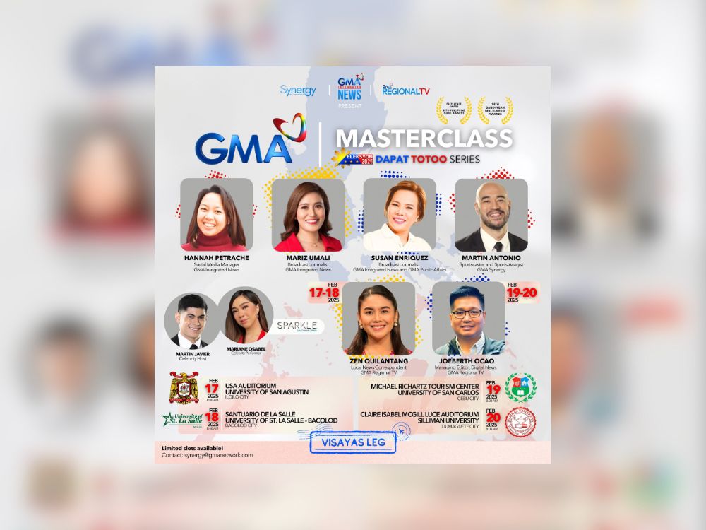 ‘GMA Masterclass: Eleksyon 2025 Dapat Totoo’ heads to Visayas