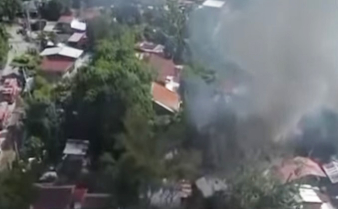 Fire displaces 15 families in Davao City