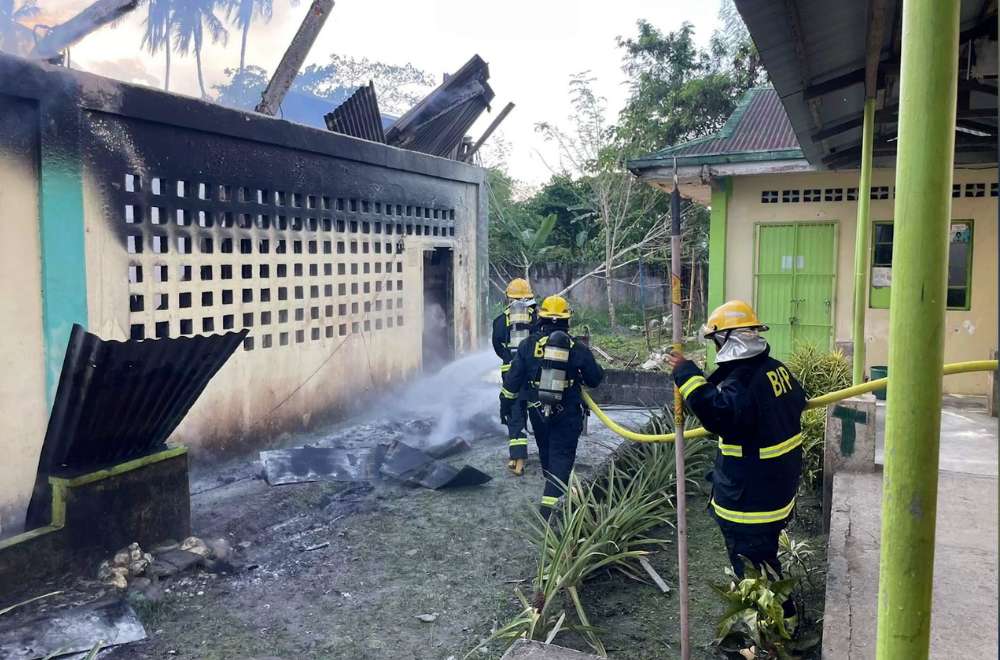 Fire hits 5 classrooms in school in Oriental Mindoro
