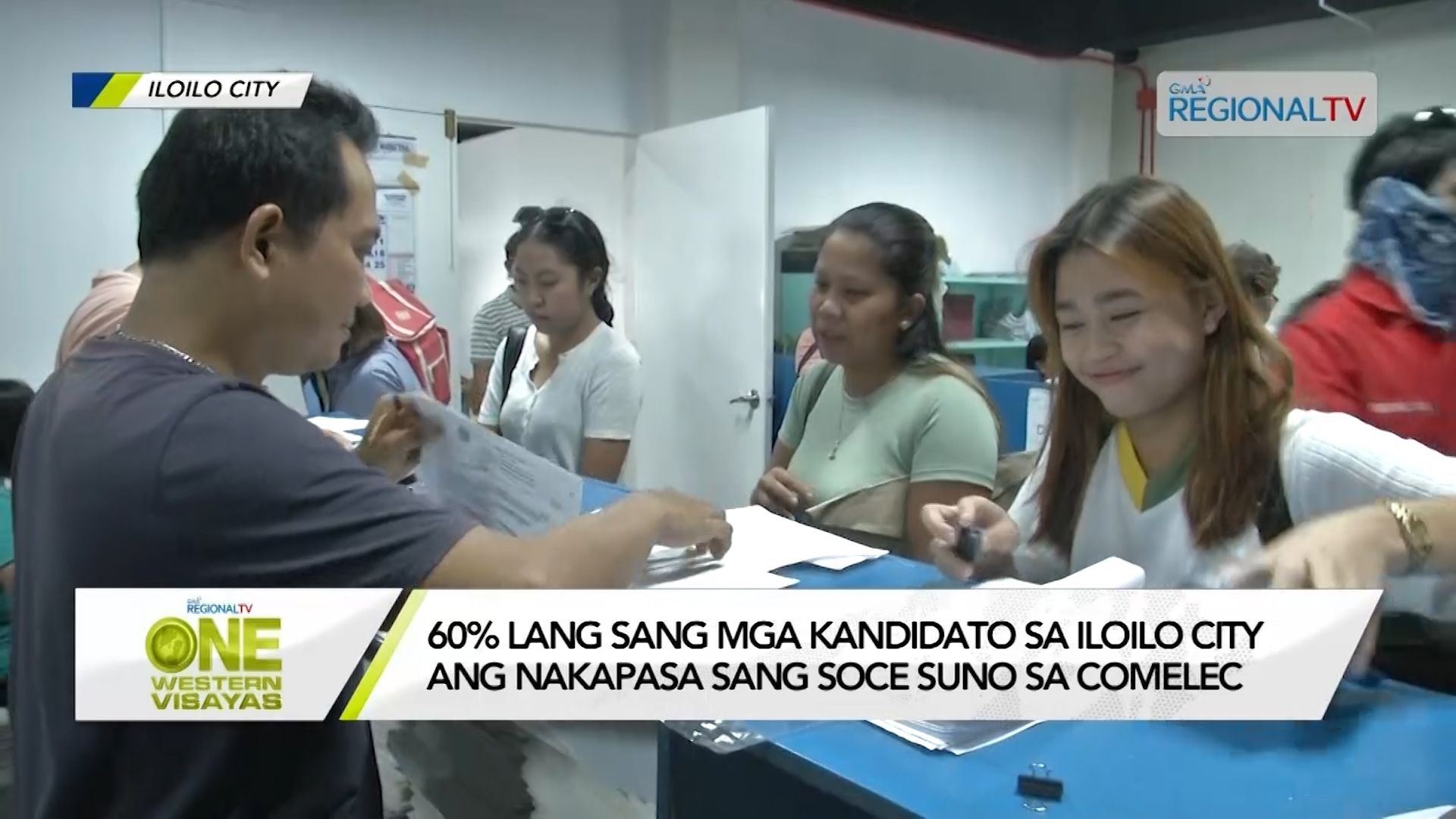 60% lang sang mga kandidato sa Iloilo City ang nakapasa sang SOCE