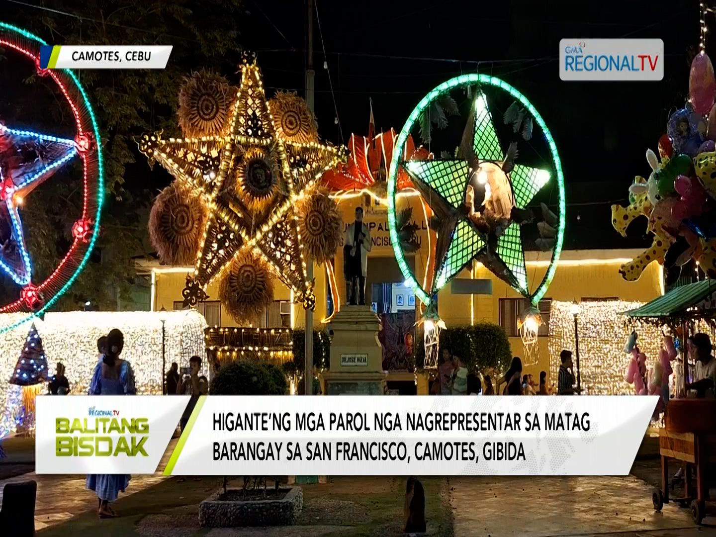 Atraksyon sa kapaskuhan sa plaza sa San Francisco, Camotes