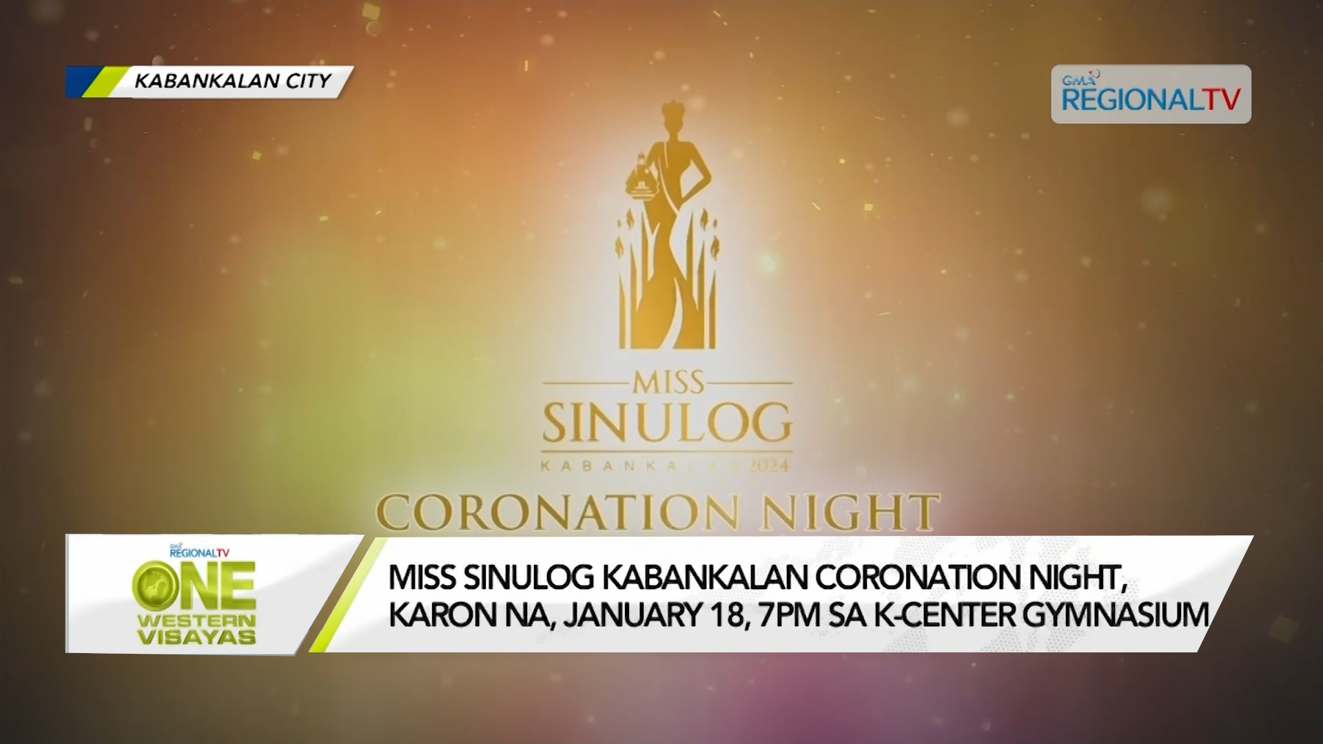 Miss Sinulog Kabankalan coronation night, karon na, January 18, 7pm