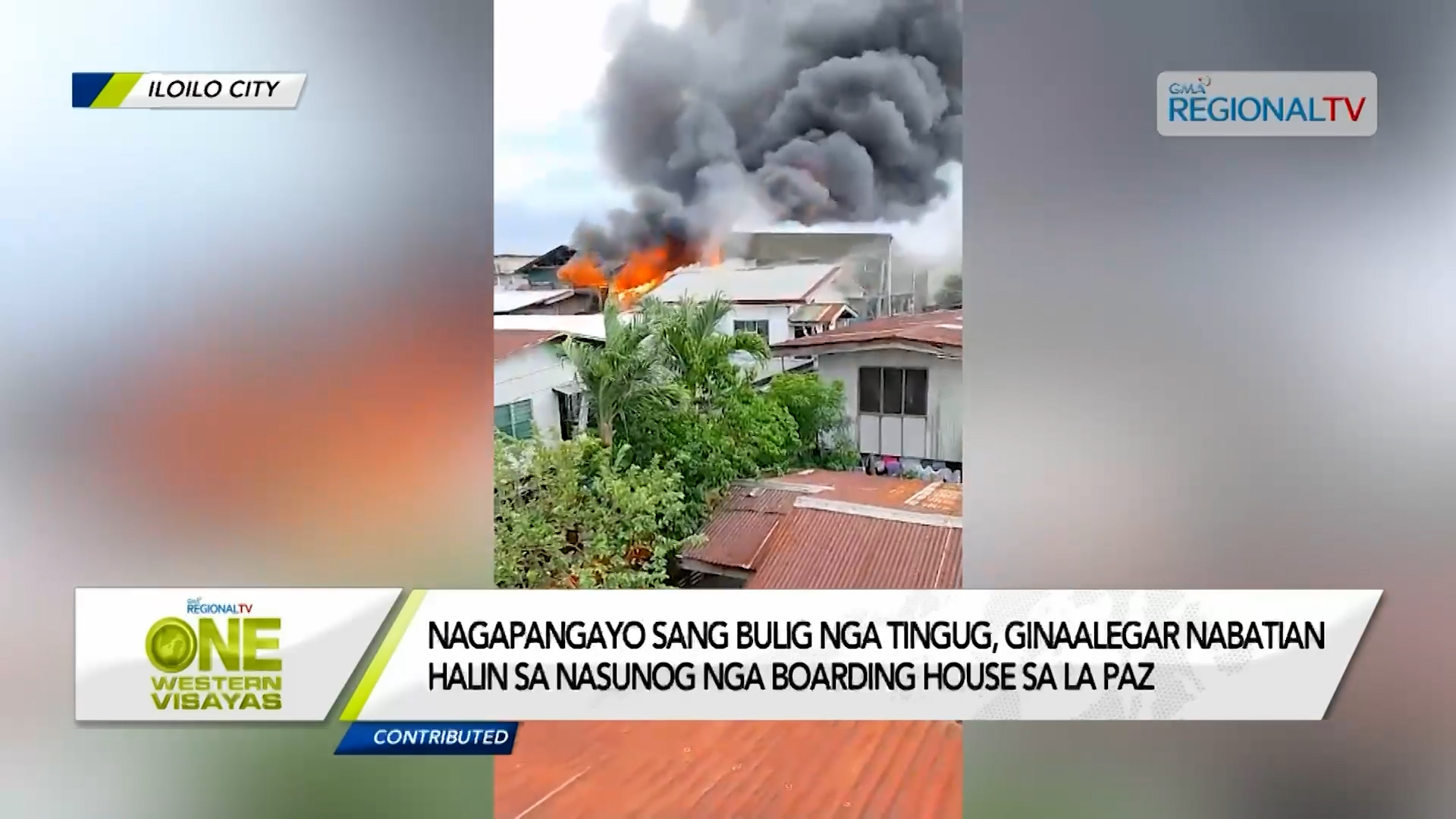 Nagapangayo sang bulig nga tingug, nabatian sa nasunog nga boarding house?