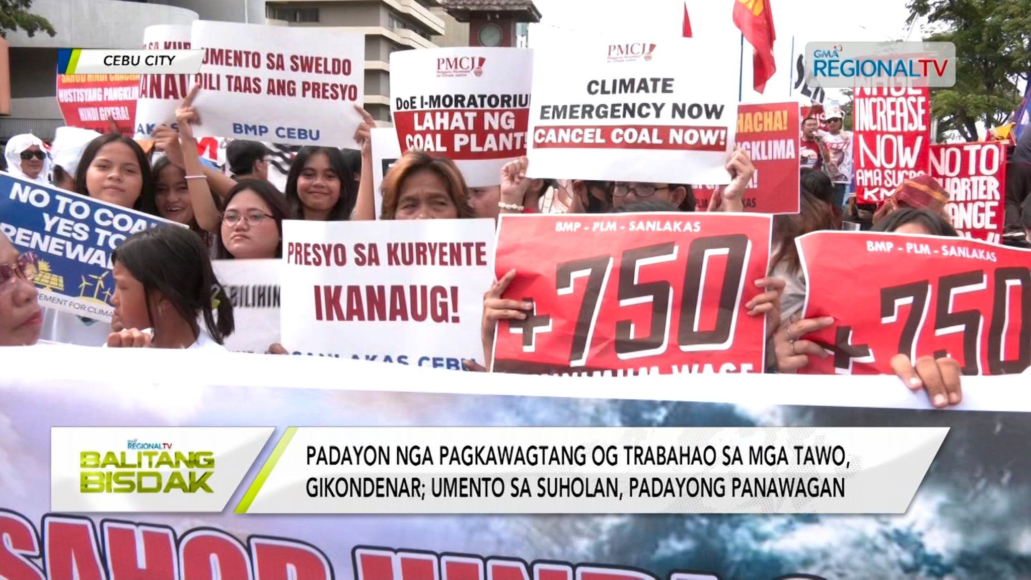 Mga cause-oriented group, mihimo og protesta ning Labor Day