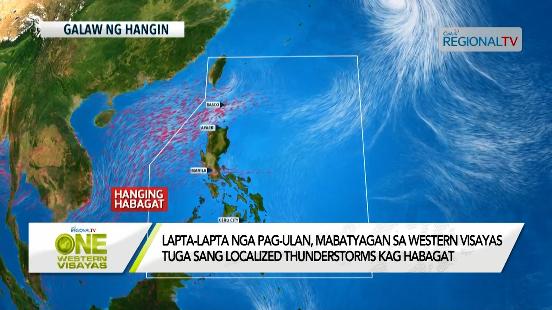 Lapta-lapta nga pag-ulan, mabatyagan sa Western Visayas