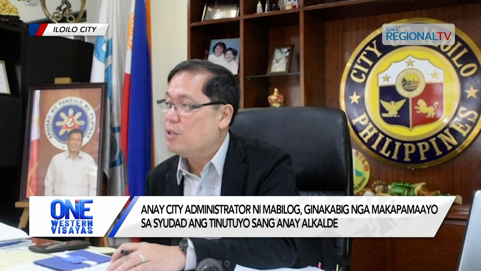 Anay Iloilo City Mayor Mabilog nagpauli sa pungsod agud limpyuhan ang ...