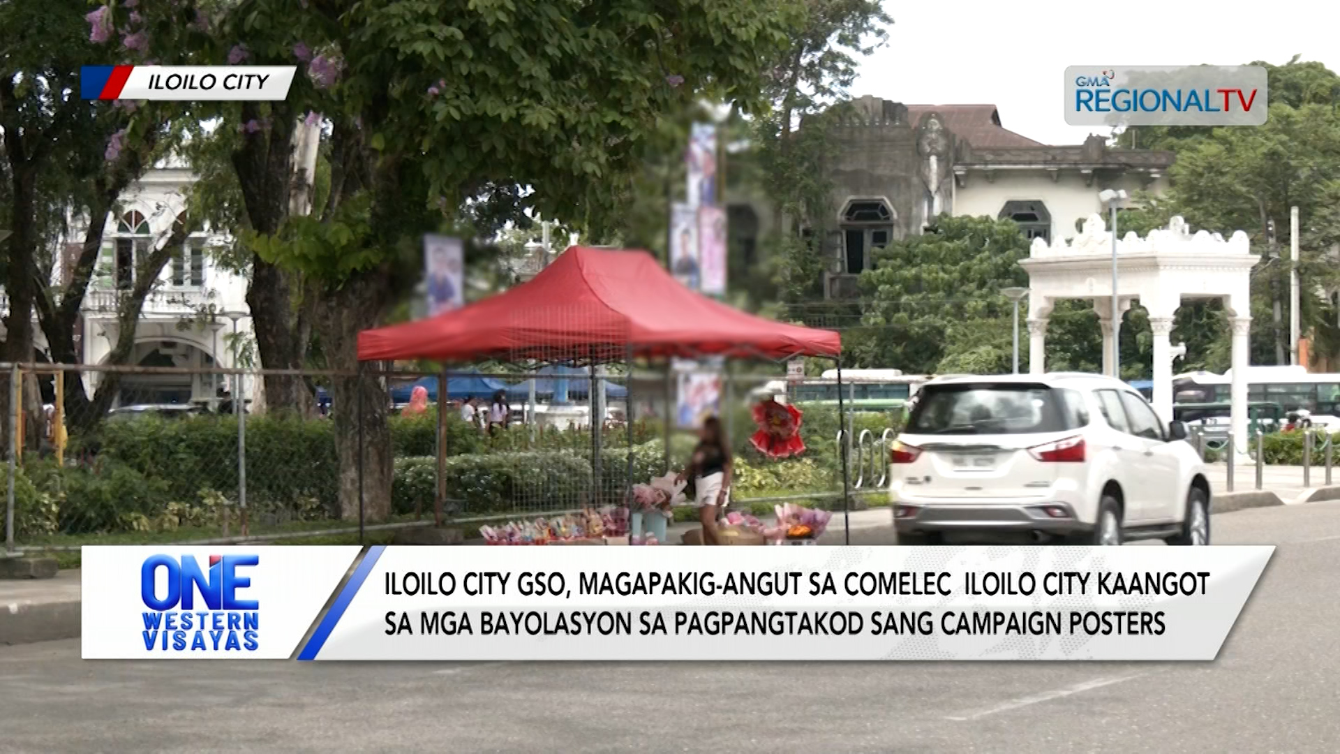 Pagpahamtang sang Campaign Posters sa mga Kahoy kag Poste, Nagapadayon