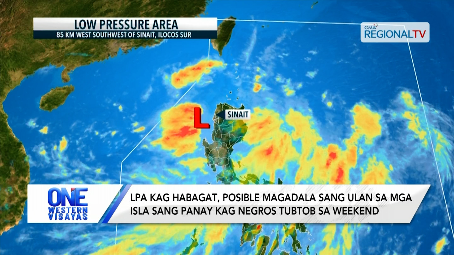 Habagat, posible magadala sang ulan sa Panay kag Negros tubtob sa weekend | One Western Visayas