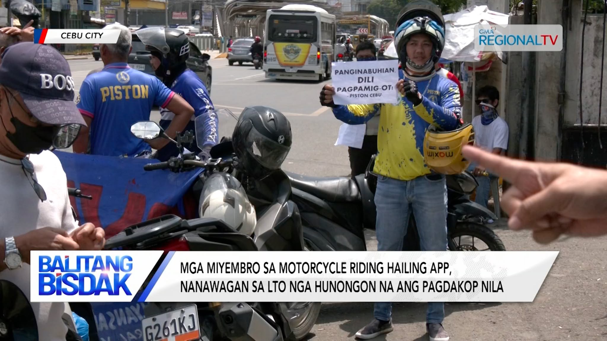 Mga Miyembro sa Motorcycle Riding Hailing App, Nagprotesta sa Buhatan ...