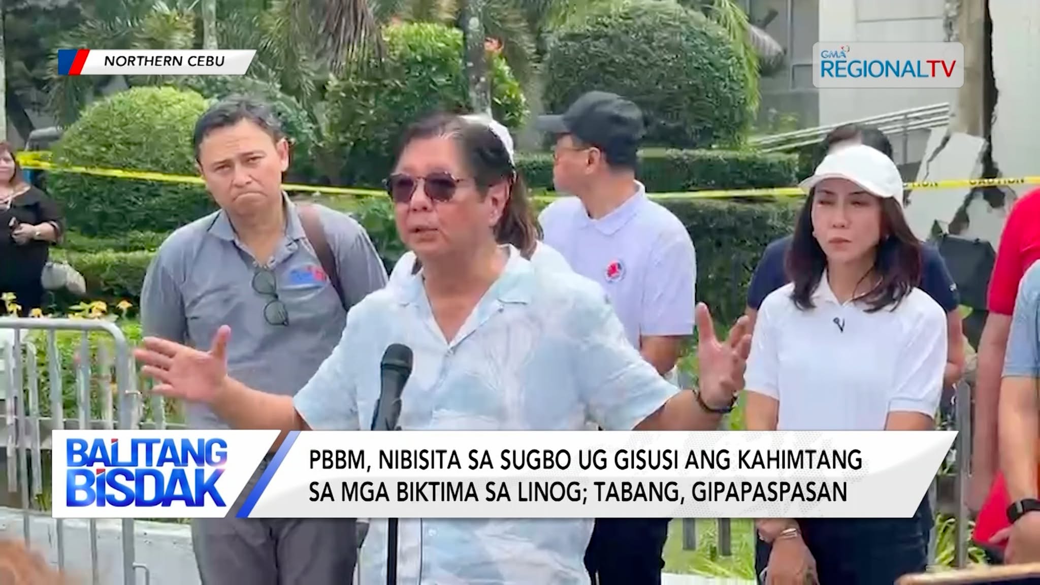 PBBM, Nibisita sa Sugbo Hilabi na sa mga Nabiktima sa Linog | Balitang ...