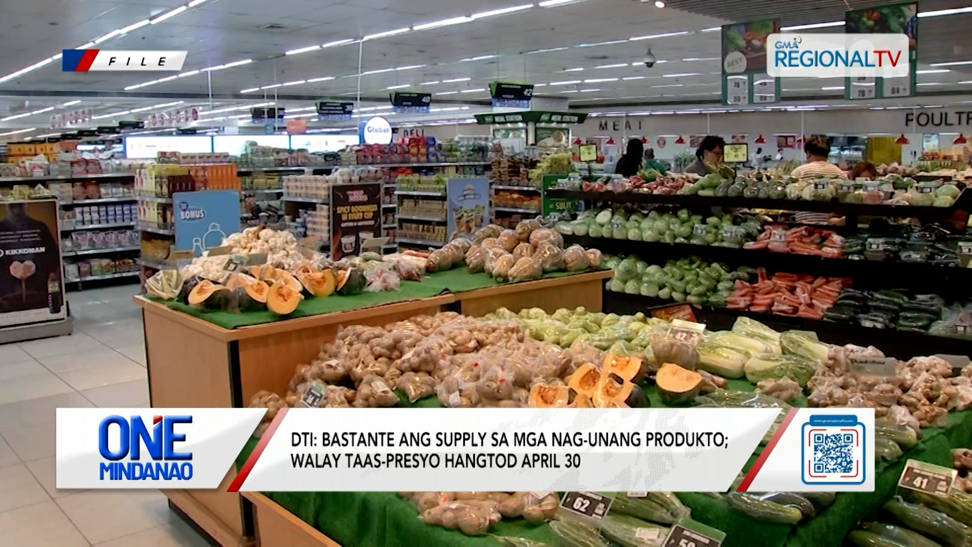 DTI: bastante ang supply sa mga nag-unang produkto | One Mindanao