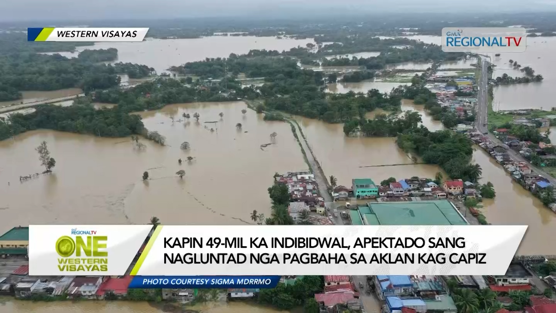 Kapin 49-mil ka indibidwal, apektado sang pagbaha sa Aklan kag Capiz Kapin 49-mil ka indibidwal, apektado sang pagbaha sa Aklan kag Capiz