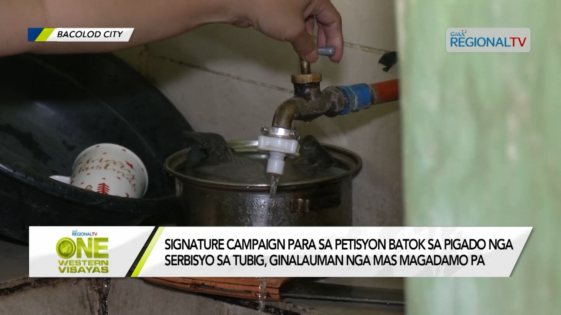 Signature campaign para sa petisyon batok sa pigado nga serbisyo sa tubig