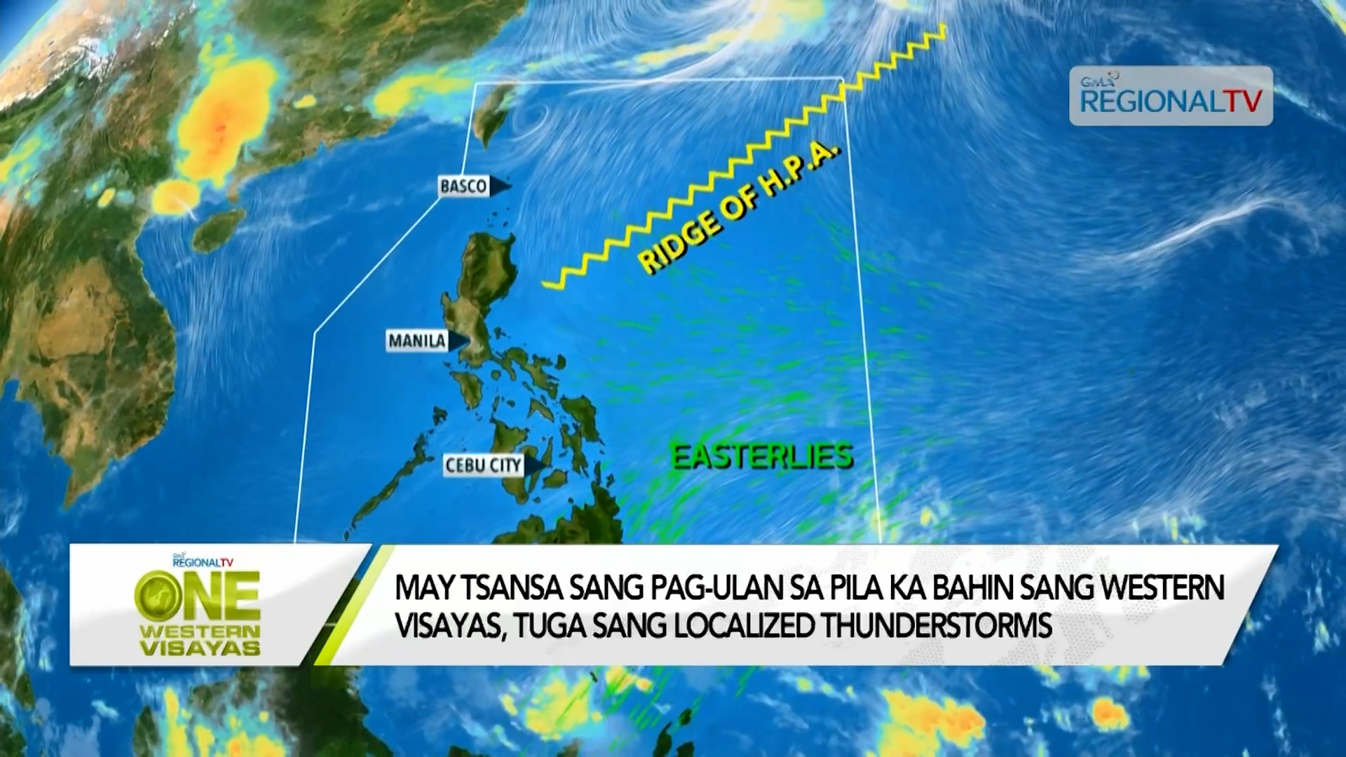May tsansa sang pag-ulan sa pila ka bahin sang Western Visayas