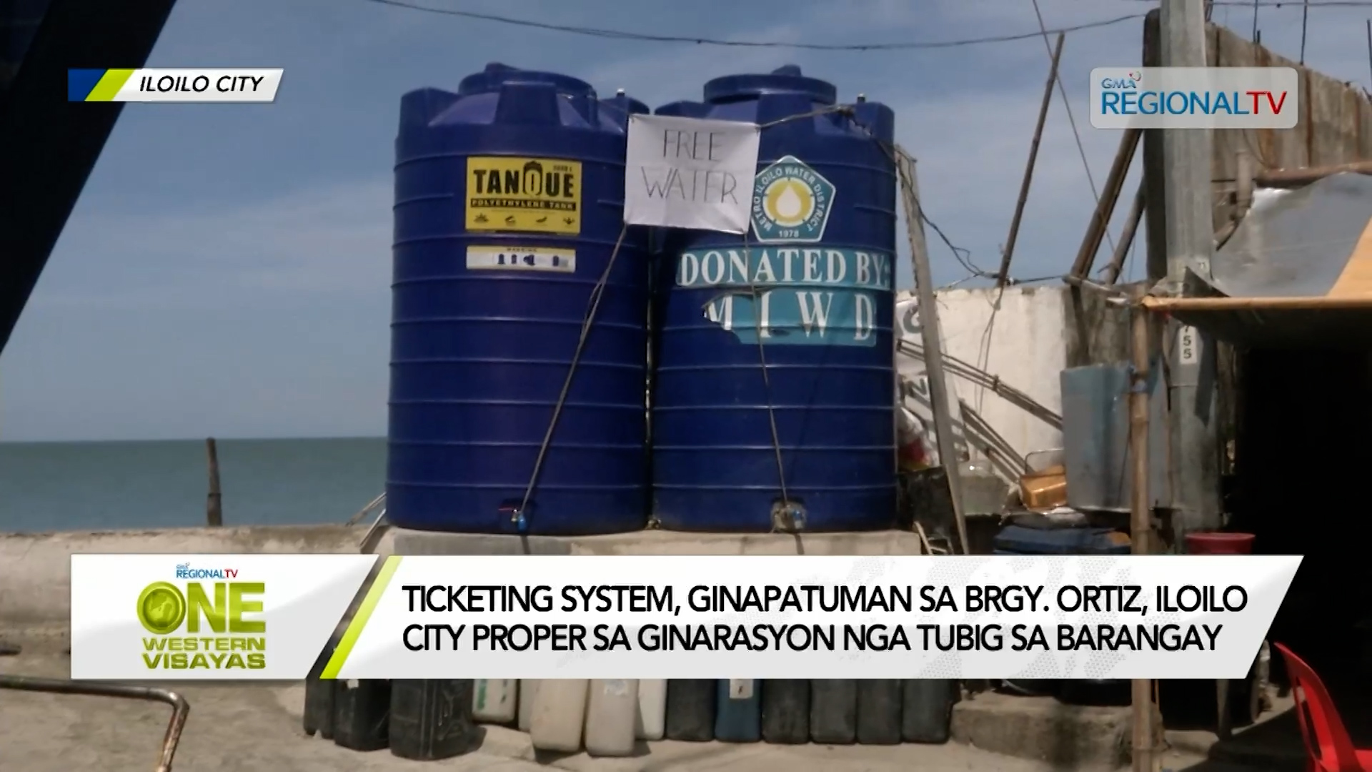 Ticketing system, ginapatuman sa rasyon sang tubig sa Brgy. Ortiz, Iloilo City