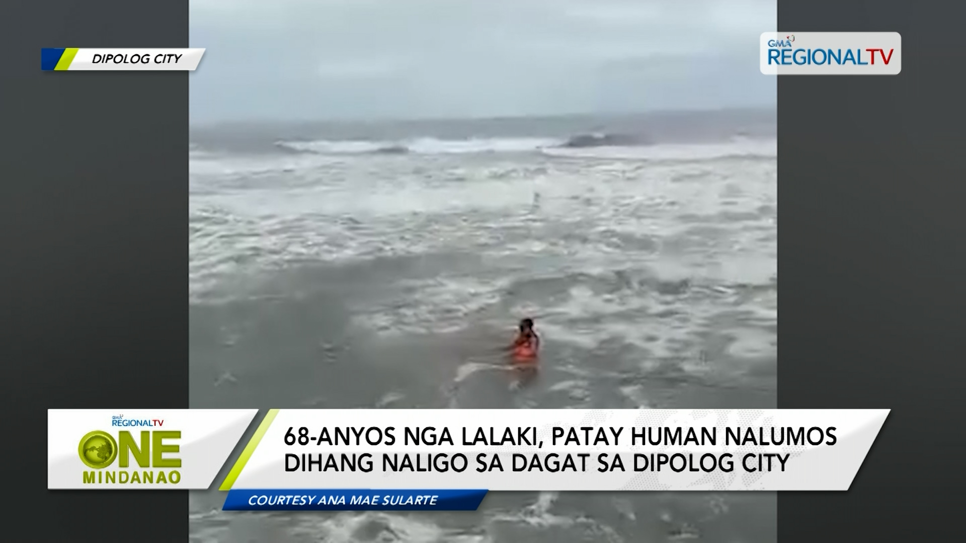 68-anyos nga lalaki, patay human nalumos dihang naligo sa dagat sa Dipolog City