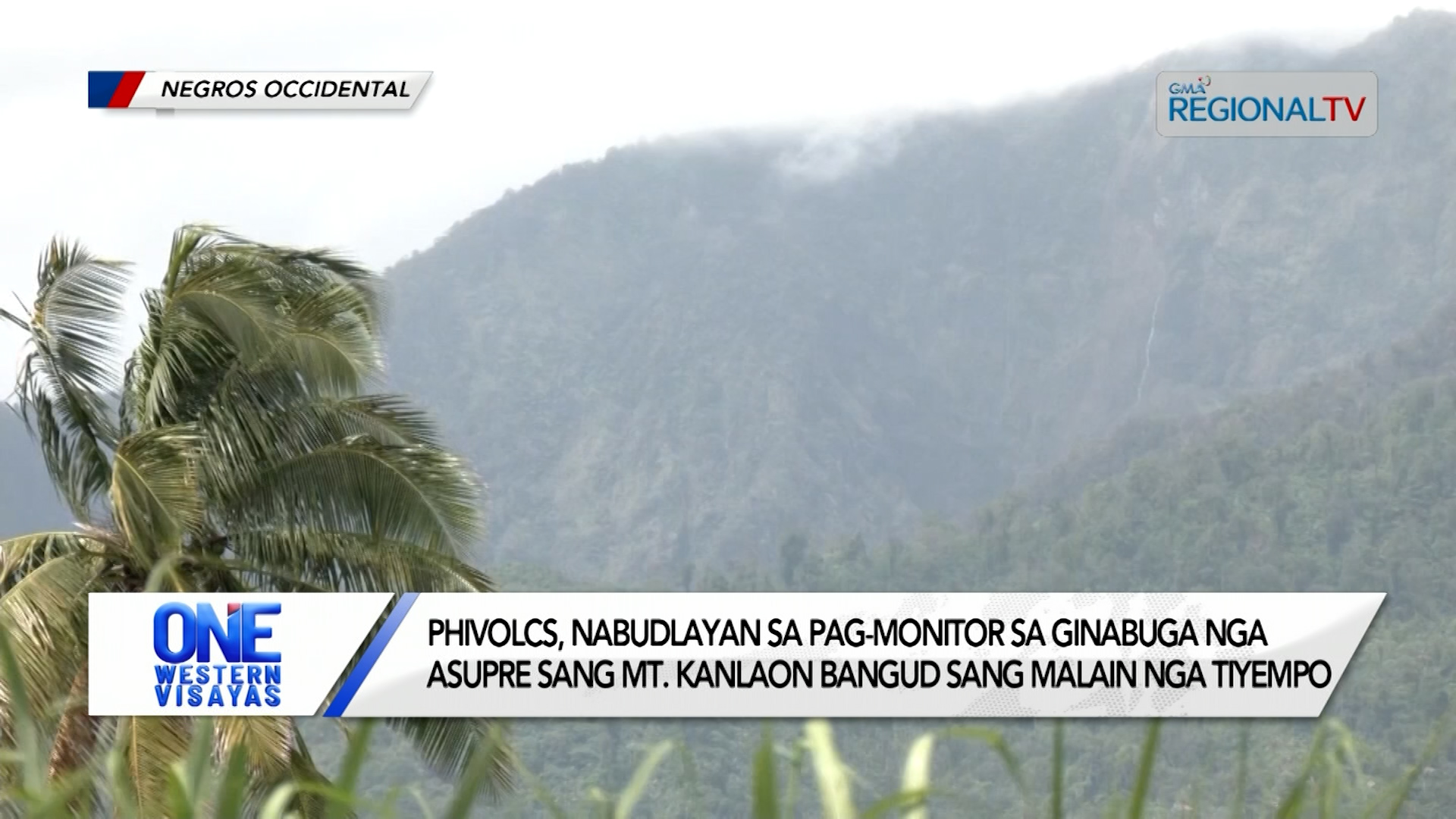 PHIVOLCS, nabudlayan sa pag-monitor sa ginabuga nga asupre sang Mt. Kanlaon