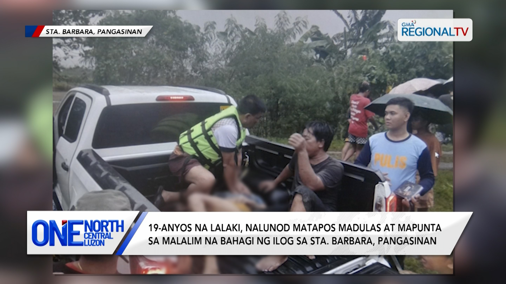 19-anyos na lalaki, nalunod matapos madulas sa ilog sa Sta. Barbara