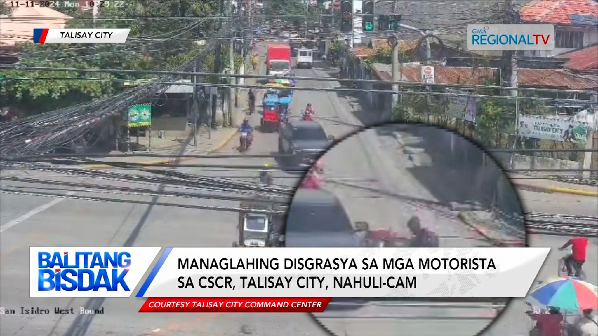 Managlahing disgrasya sa mga motorista sa CSCR, Talisay City, nahuli-cam