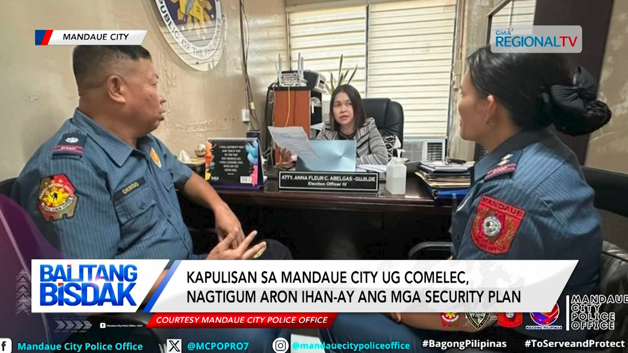 Kapulisan sa Mandaue City ug COMELEC, nagtigum aron ihan-ay ang mga ...