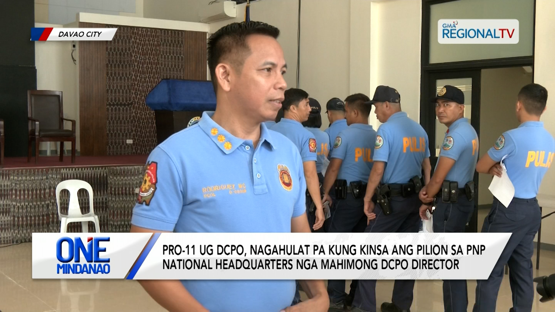 PRO-11 ug DCPO, nagahulat pa kung kinsa ang pilion sa PNP HQ