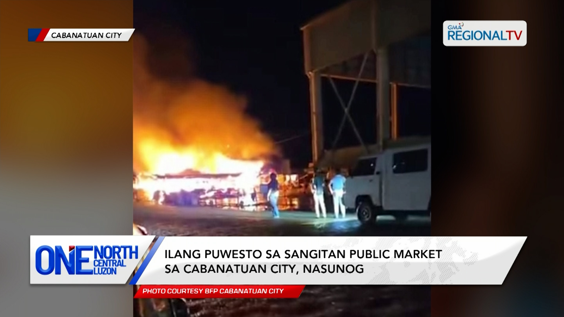 Ilang puwesto sa Sangitan Public Market sa Cabanatuan City, nasunog