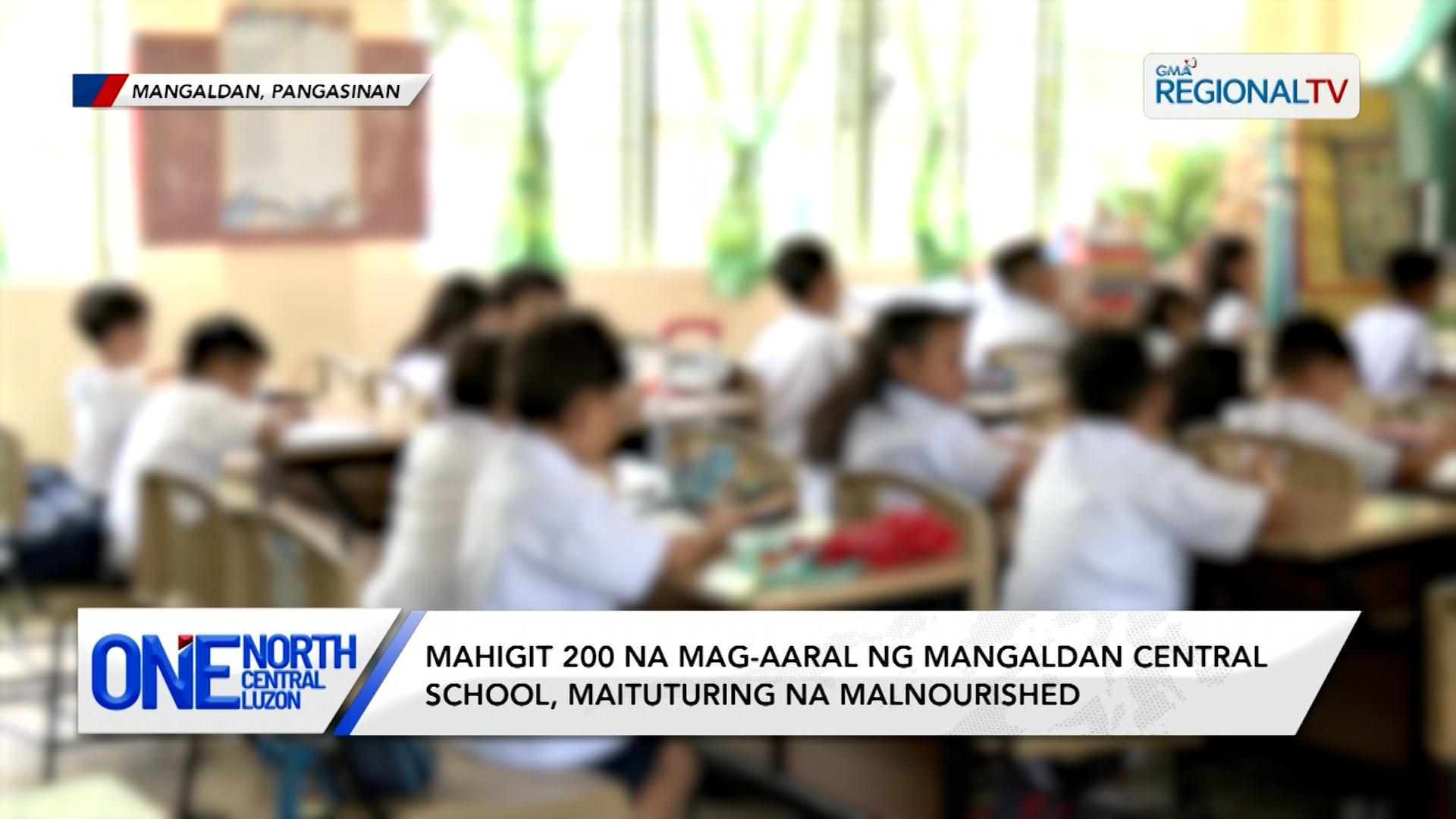 Mahigit 200 mag-aaral, maituturing na malnourished