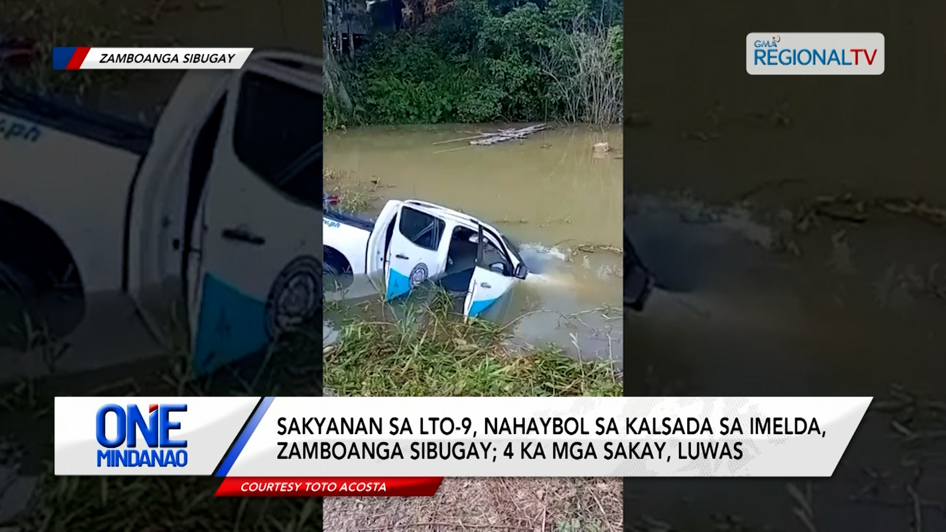 Sakyanan sa LTO-9, nahaybol sa kalsada sa Imelda, Zamboanga Sibugay | One Mindanao