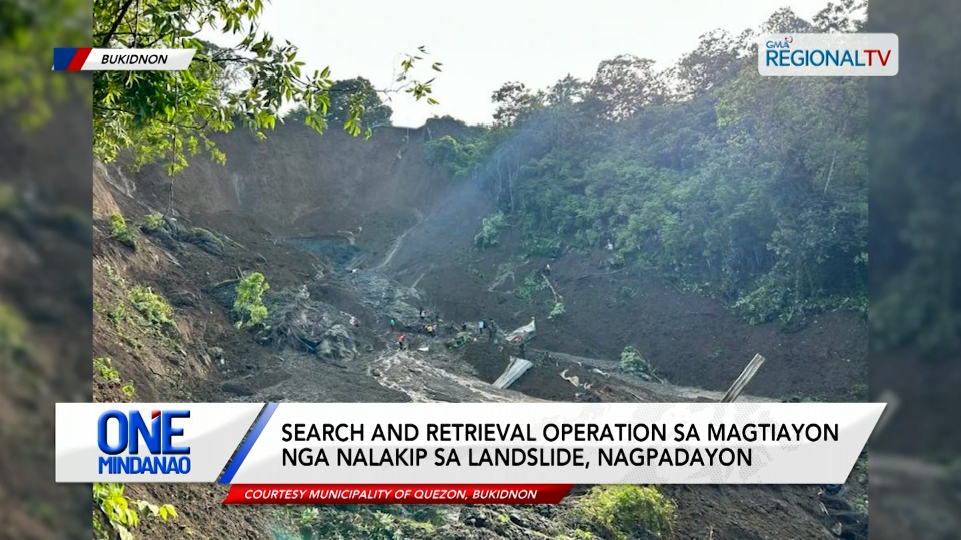 Dakong parte sa dalan sa overview sa Quezon, Bukidnon ang nahugno | One ...